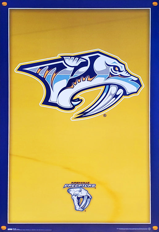 Nashville Predators Original Logo Nashville Predators "NSH 2001" NHL