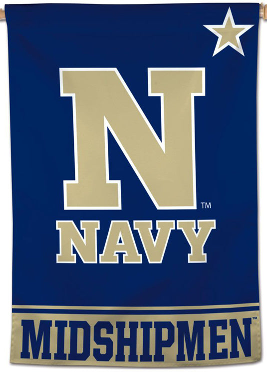 Navy Midshipmen Official NCAA Premium 28x40 Wall Banner - Wincraft Inc ...