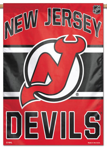 New Jersey Devils Official NHL Hockey Team Premium 28x40 Wall Banner ...