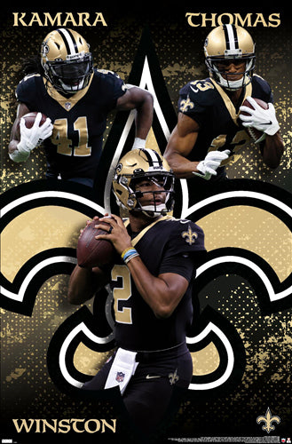 New Orleans Saints Official NFL Football Team Logo Poster - Costacos ...