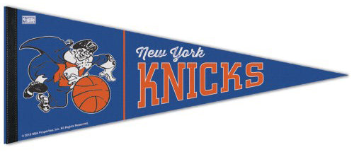 New York Knicks Retro 1946-64 Style NBA Premium Felt Pennant - Wincraft ...