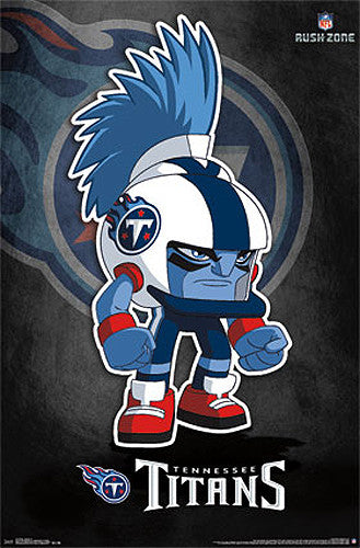 Tennessee Titans Sword-Style Alternate Logo NFL Team 28x40 Wall BANNER ...