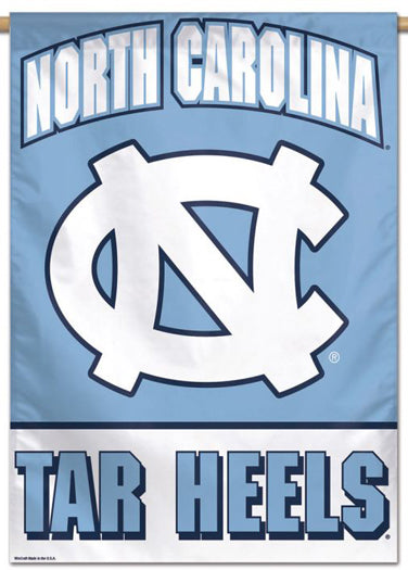 North Carolina Tar Heels Official NCAA Team Logo NCAA Premium 28x40 Wa ...
