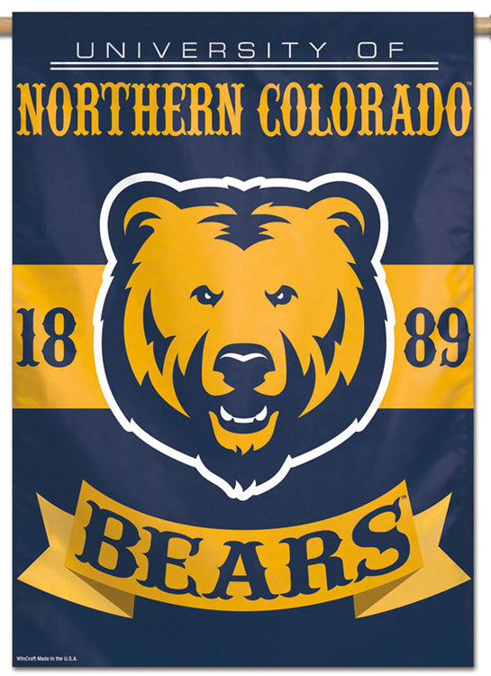 Northern Colorado Bears Official NCAA Team Logo NCAA Premium 28x40 Wal ...