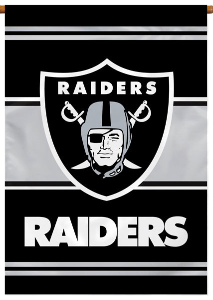 Oakland Raiders Official NFL Football Team Premium 28x40 Banner Flag ...