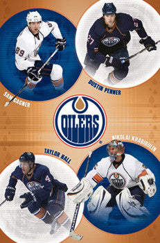 Edmonton Oilers "Four Stars" - Costacos 2010 – Sports Poster Warehouse