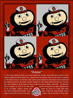 The History of Brutus (Ohio State Buckeyes) Poster - My Team Prints ...