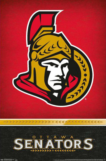 Ottawa Senators Official NHL Hockey Logo Team Poster - Trends Internat ...