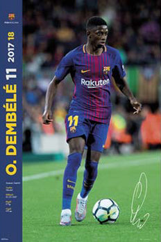 Ousmane Dembele "Signature Series" FC Barcelona Official La Liga Soccer ...