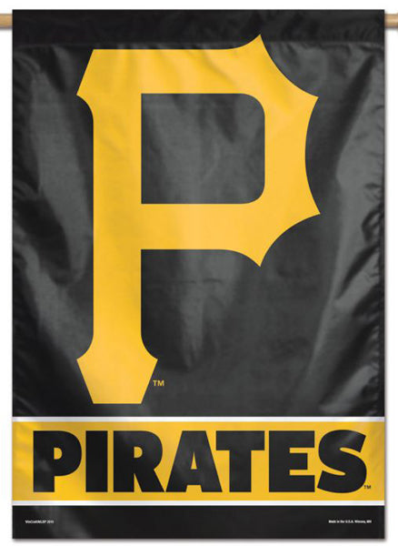 Pittsburgh Pirates Official MLB Team Logo Premium 28x40 Wall Banner ...
