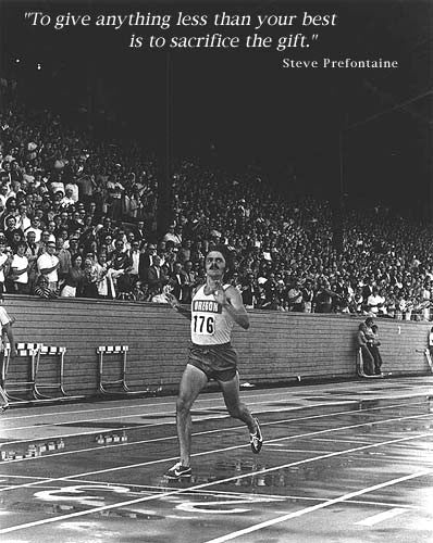 Steve Prefontaine "The Gift" c.1972 Motivational Action Poster - Runni ...