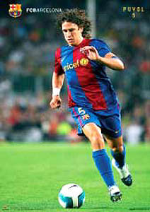 Carles Puyol "Action" FC Barcelona Official Poster - CPG 2007 – Sports ...