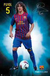 Carles Puyol "Signature Series" FC Barcelona 2011/12 Poster - G.E ...