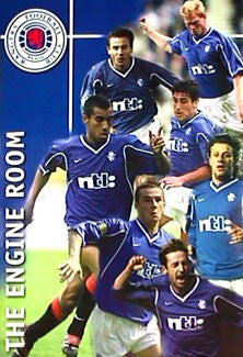 Glasgow Rangers "The Engine Room" - U.K. 2000 – Sports Poster Warehouse