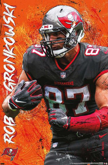 Rob Gronkowski "Buc Power" Tampa Bay Buccaneers Official NFL Football ...