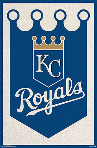 Kansas City Royals Official MLB Baseball Team Logo POSTER - Trends ...