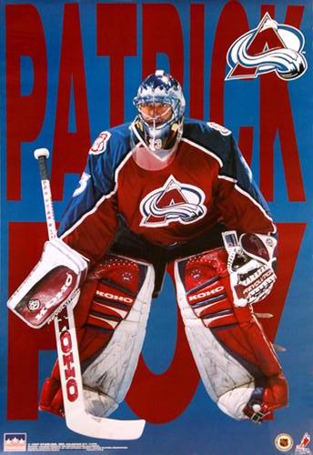 Patrick Roy "Avalanche Action" Colorado Avalanche Hockey Poster - Star ...