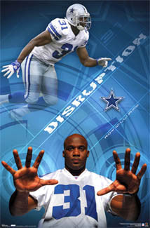 Michael Irvin "Playmaker" Dallas Cowboys NFL Action Poster - Costacos ...