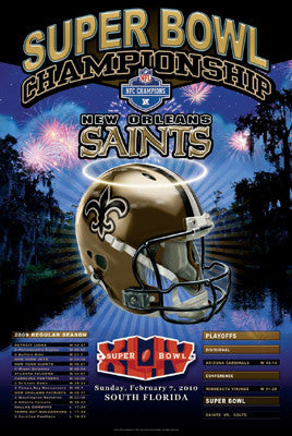 New Orleans Saints Official NFL Football Team Logo Poster - Costacos ...