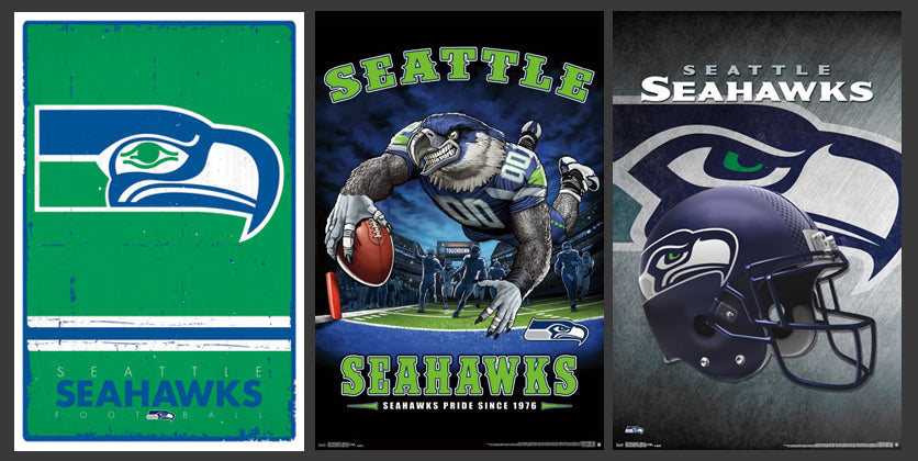 Seattle Seahawks Official Premium 28x40 NFL Team Banner - BSI Products ...