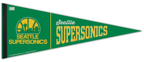 Seattle Supersonics "Speed of Sound" Poster (Payton, Schrempf, Baker ...