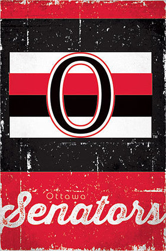Ottawa Senators Retro-Series NHL Team Logo Poster - Costacos Sports ...