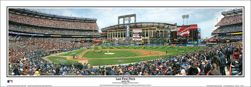 Shea Stadium "Last First Pitch" (April 8, 2008) New York Mets Panorami ...