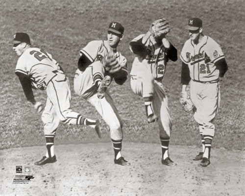 Warren Spahn "Windup" (c.1957) - Photofile Inc. – Sports Poster Warehouse