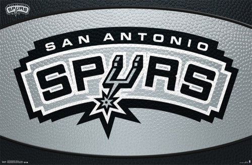 San Antonio Spurs NBA Basketball Official Team Logo Poster - Costacos ...