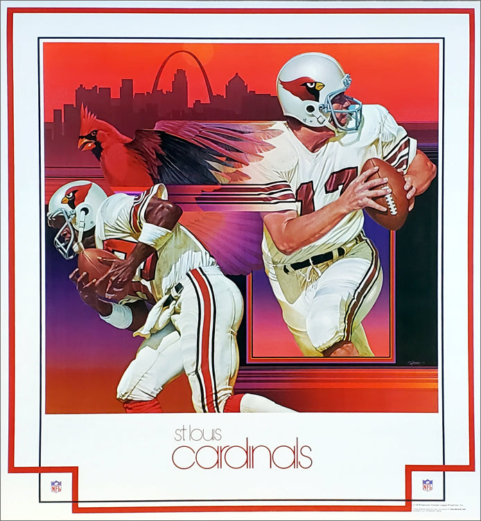 Washington Redskins 1979 NFL Theme Art Poster by Chuck Ren - DAMAC Inc ...