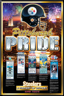 Pittsburgh Steelers "History of Victory" First 5 Super Bowl ...