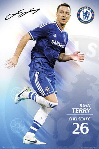 John Terry "Signature" Chelsea FC Official Action Poster - GB Eye (UK ...