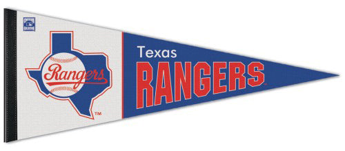 Texas Rangers Cooperstown Collection 1980s-Style Premium Felt Pennant ...