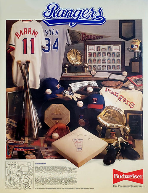 Texas Rangers Posters – Sports Poster Warehouse