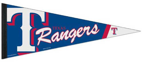 Texas Rangers Official MLB Baseball Premium Felt Collector's Pennant ...