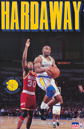 Tim Hardaway "Action" Golden State Warriors NBA Basketball Poster - St ...