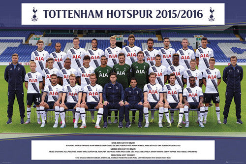 Tottenham Hotspur FC Official Team Portrait 2015/16 Poster - GB Eye (UK ...