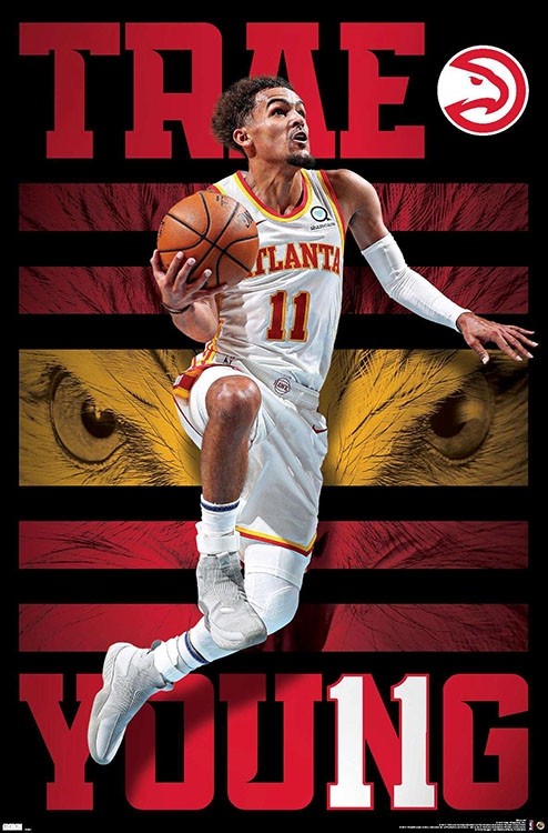 Atlanta Hawks Basketball Official NBA Team Logo Poster - Trends Intern ...