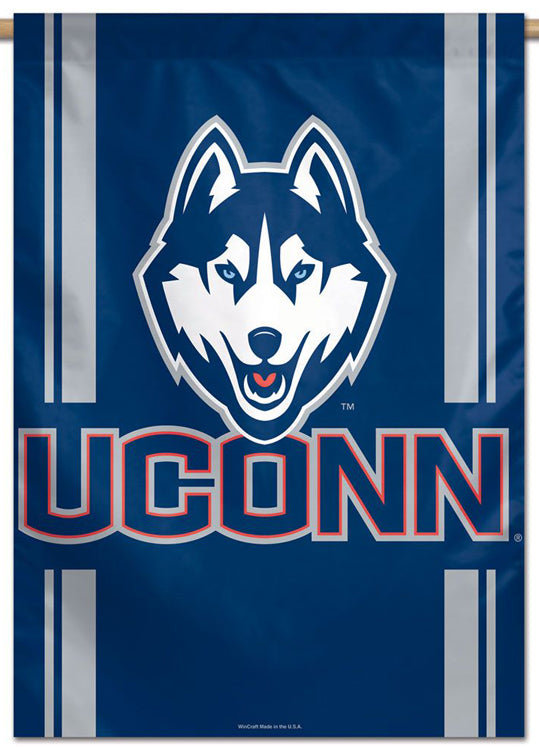 UCONN University of Connecticut Huskies Official 28x40 Premium Wall Ba ...
