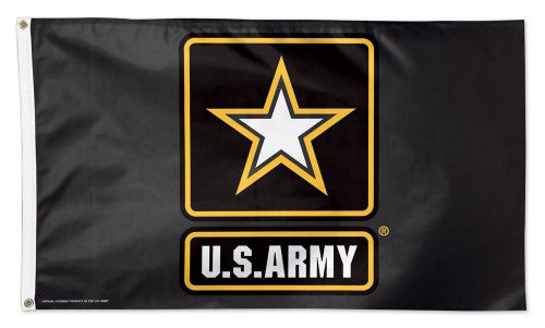 United States Army Official American Military Emblem Logo DELUXE FLAG ...