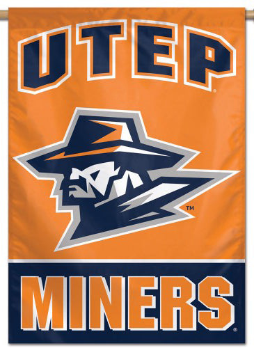 UTEP Miners Texas El Paso Premium 28x40 Wall Banner - Wincraft Inc ...