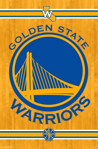 Golden State Warriors NBA Basketball Official Team Logo Poster - Trend ...