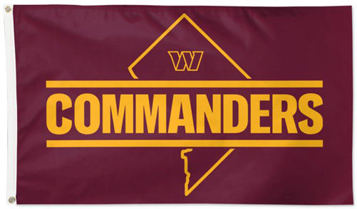 Washington Commanders Official NFL Football 3'x5' DELUXE-EDITION Flag ...
