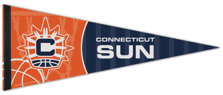 Connecticut Sun Official WNBA Basketball Team Premium Felt Pennant - W ...