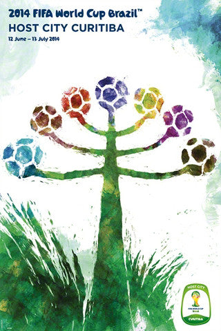 World Cup Soccer 1998 "World Class" Poster (32 Nations, 6 Superstars ...