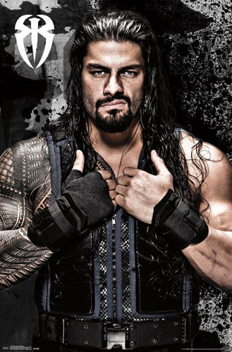 Roman Reigns "Attitude" WWE Wrestling Official Poster - Trends Interna ...